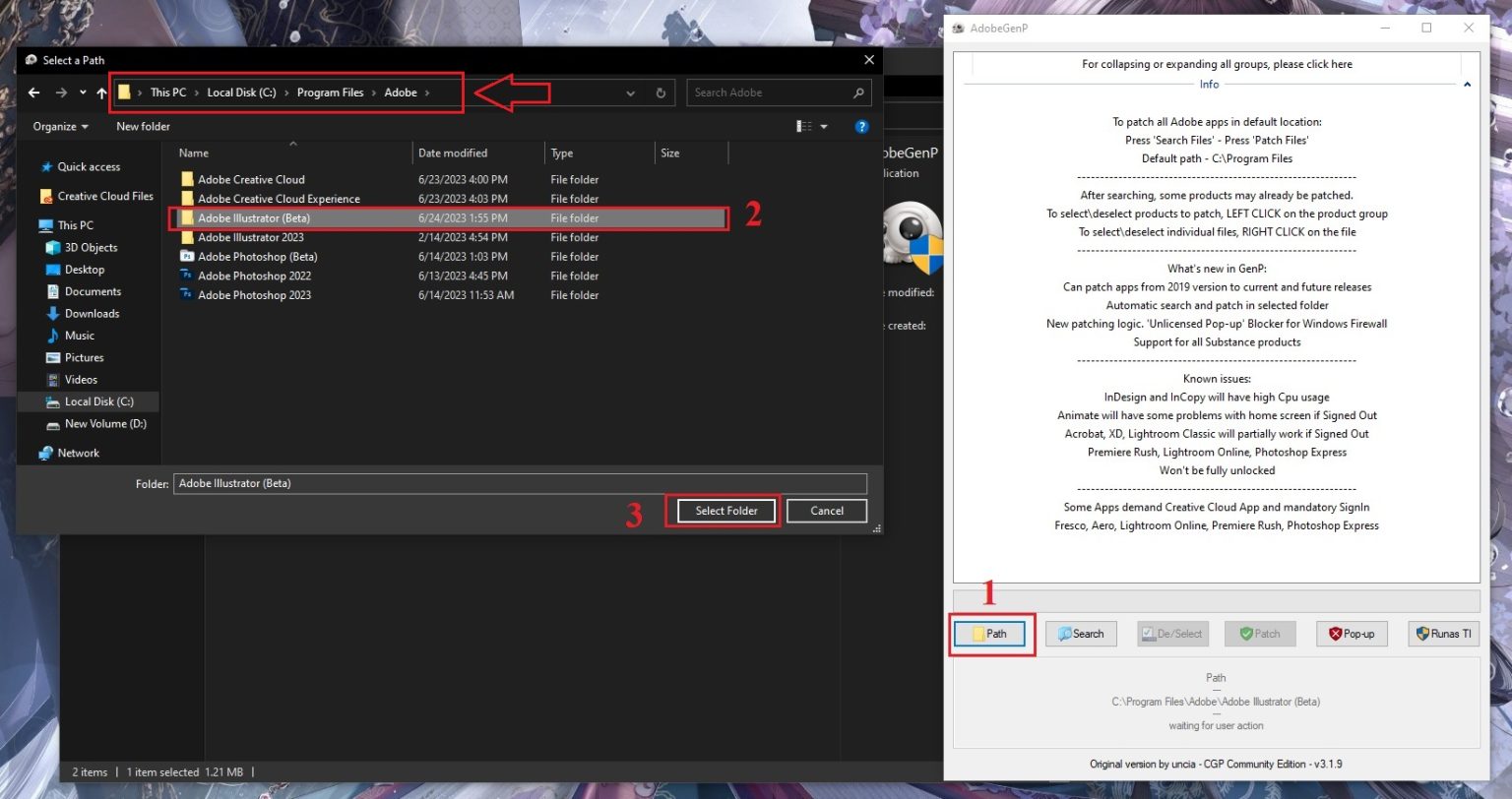 Hướng dẫn cài đặt AI Illustrator Beta 2023 (v 28.0) Crack với Generative Recolor miễn phí