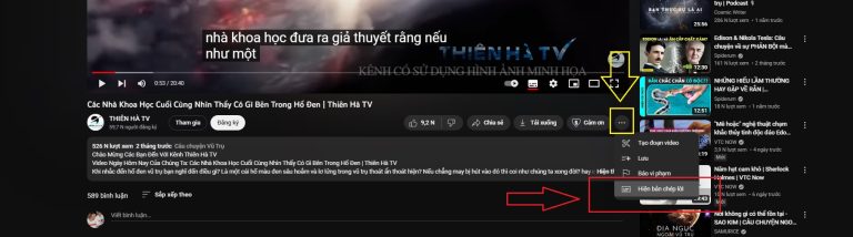 Cách lấy lời thuyết minh, lấy script và copy chữ từ video YouTube